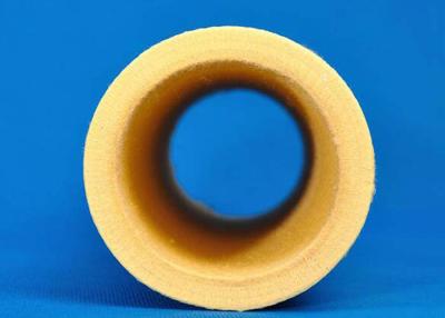 China Yellow Color Kevlar Fabric roll Roller 8mm Thickness Corrosion Resistance for sale