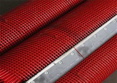 China Mining rectangular welded polyurethane harp screen meshs for stone for sale