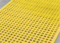 China Modular Polyurethane Screen Mesh with Steel Frame for Coal Washing 5mm-50mm for sale
