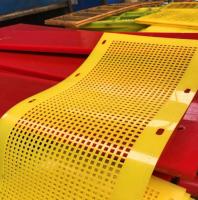 China Polyurethane Flip Flow Screen Panel 305mm Width Abrasion Resistant 3x10mm Aperture for sale