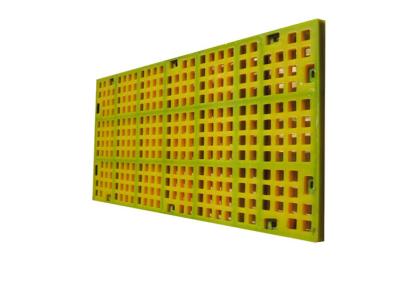 China 2020 Polyurethane tension screens panel For Mining Equipment 5-50mm aperture for sale