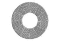 China Alloy Double Disc Pulp Refiner Disc 36 Inch for Paper Mill Grinding for sale