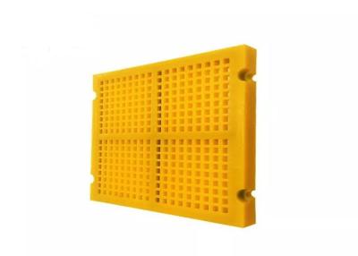 China Rectangular Hole Pu Screen Mesh For Dewatering , Longlife for sale