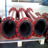 China Polyurethane Rubber Lined Ductile Iron Pipe 6m PN10 for Water Supply for sale