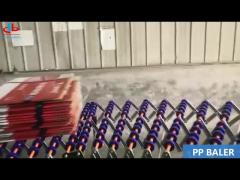 prensa quente dobro da caixa da correia dos PP do derretimento de 1250×1150mm única para a caixa de empacotamento
