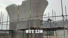 Hydraulic wire saw with ample power