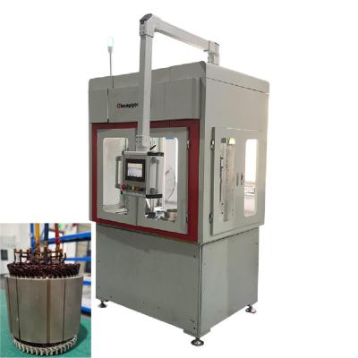 China Automation Fan Electric Motor Coil Winding Twisting Machine For Motorcycle Stator for sale
