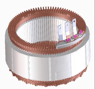 China Flat Wire Motor Stator Manufacturing Line for Light Truck Stator for sale