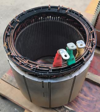 China Extra-Long Stack Hairpin Stator OD370mm/6L/264mm, High Torque, for Heavy-Duty Fluid Machinery for sale