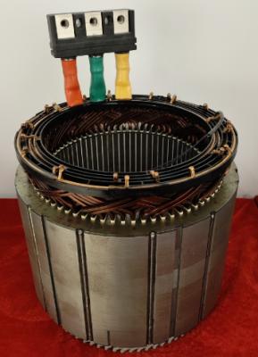 China 280mm OD 6-Layer Hairpin Stator, 264mm Long Stack, PMSM for Industrial Compressor & Pump for sale