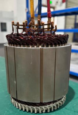 China 128mm OD 4-Layer Hairpin Stator, 125mm Long Stack, High-Torque PMSM for Servo Motors for sale