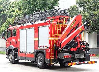 China Sinotruk Sitrak 18m Luchtladder Redding Brandweer Truck Gespecialiseerd Voertuig China Factory Te koop