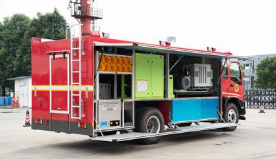 China ISUZU Air Supply Special Vehicle met de Cabine en de Generator van Doube Te koop
