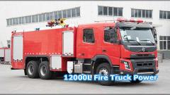 12000L Heavy Duty Water Tanker Fire Truck