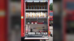 Sinotruk HOWO 18T Fire Truck 18000L Water Capacity