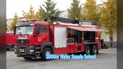 3000m Water Supply Fire Truck Solves Distance Issues