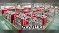 Dongfeng 4x4 Fire Truck 6000L Water Tank