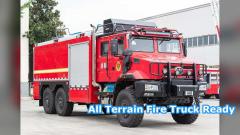 FAW Jiefang All Terrain Fire Truck Ready