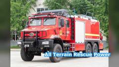 FAW Rescue Fire Truck Winch Crane Generator Power
