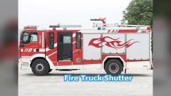 Fire Truck Roller Shutter Durable Aluminum