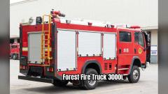 Sinotruk Forest Fire Truck 3000L Fast Response
