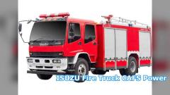 ISUZU 5000L Fire Truck Powerful CAFS Firefighting