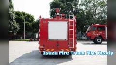 Isuzu Fire Truck 4000Kgs Dry Chemical Powder