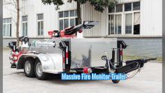 High Flow Fire Monitor Trailer 10000L Min