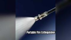 Backpack Fire Extinguisher CAFS Water Mist