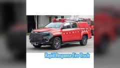 ISUZU 4x4 Fire Truck Rapid Response Vehicle
