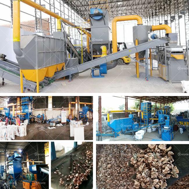 Scrap Air Conditioner Radiator Recycling Machine, Scrap Radiator Separating Machine