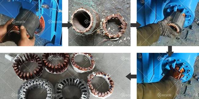 Manufacturer Scrap Motor Stator Copper Cutting And Pulling Machine India Price