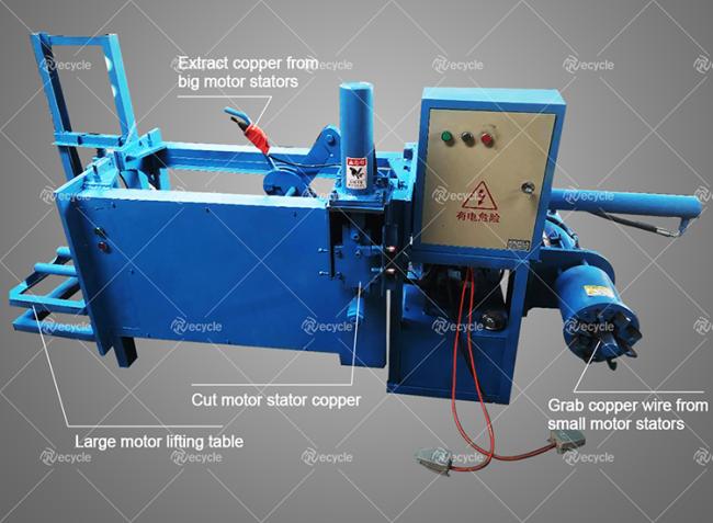 Manufacturer Scrap Motor Stator Copper Cutting And Pulling Machine India Price