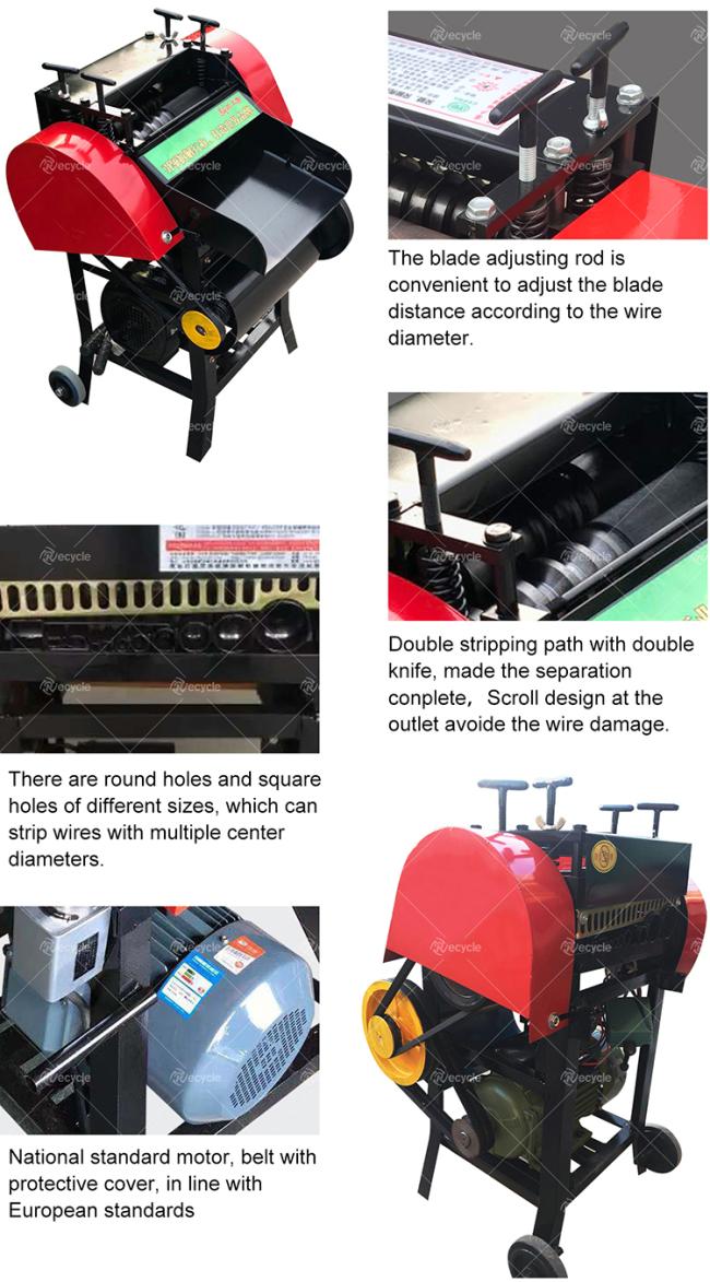 Hot sale automatic scrap cable wire stripping machine