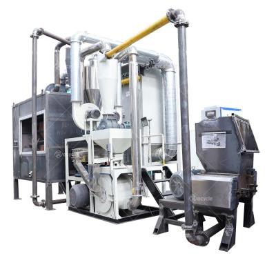 Pvc Pet Abs Plastic Flake Aluminum Plastic Electrostatic Separator Recycling Line