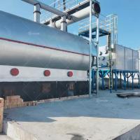 China Batch Model 20-30T Continuous Pyrolysis Plant Raw Material Waste Tyre Rubber Plastic for sale