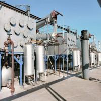 China Batch Model 20-30T Continuous Pyrolysis Plant Raw Material Waste Tyre Rubber Plastic for sale