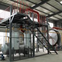 China Batch Model 20-30T Continuous Pyrolysis Plant Raw Material Waste Tyre Rubber Plastic for sale