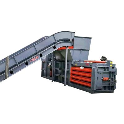 China Required 9000 KG Scrap Metal Baler Aluminum Compressor Baler for Horizontal Baling for sale