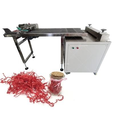 China Package Box Wrapping Used Crinkle Paper Cutting Machine Gift Raffia Paper Shredder for sale