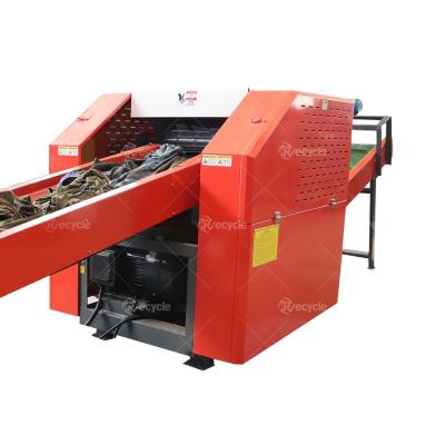 China Overseas Engineer Guide Installation Yarn Waste Nylon Shredder for Textile Crushing for sale