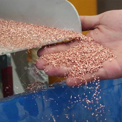 China 3700KG Weight Automatic Mini Copper Wire Recycling Machine with 100-1000kg/h Capacity for sale