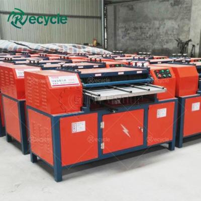 China Waste Ac Radiator Stripping Copper Aluminum Car Radiator Recycle Peeling Machine for sale