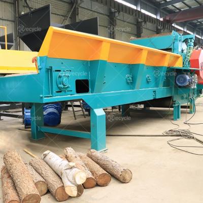 China 15-20T/H Capacity Diesel Tree Branch Shredding Machine Wood Pulverizer Wood Pallet Crusher for sale