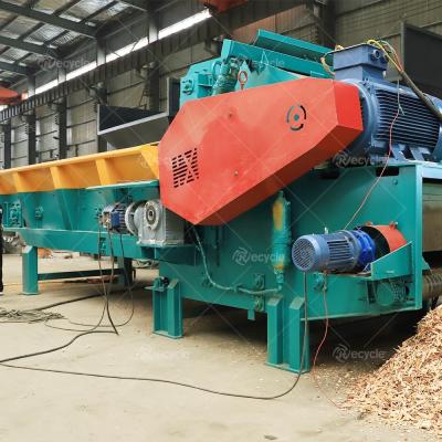 China 15-20T/H Capacity Diesel Tree Branch Shredding Machine Wood Pulverizer Wood Pallet Crusher for sale