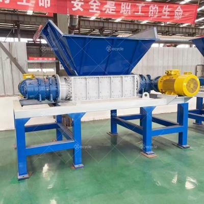China 2 Shaft Shredder Crusher Machine for Industrial Plastic PP PE LDPE LLDPE Shredding for sale