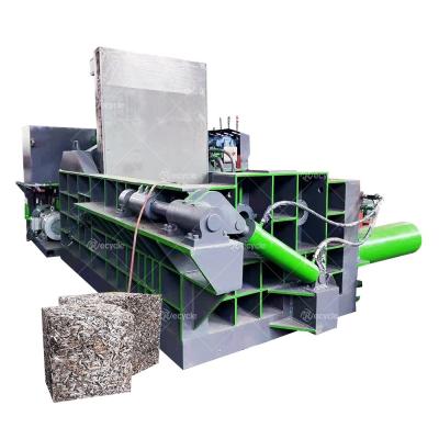 China Fully Automatic Car Scrap Metal Baler Aluminum Compressor Horizontal Baling Machine for sale