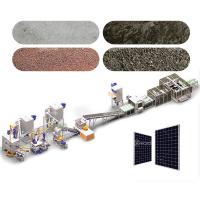 China Professional Solar Panel Recycling Remove and Shredding Machine for Raw Material for sale