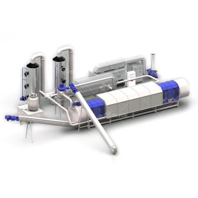 China Flue Gas Purifier Equipped UBC Aluminum Cans Continuous Decoating Machine for Output for sale