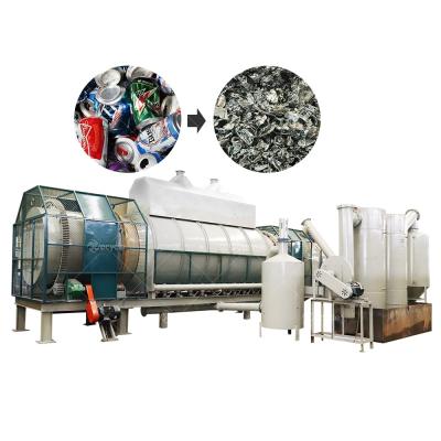 China Flue Gas Purifier Equipped UBC Aluminum Cans Continuous Decoating Machine for Output for sale